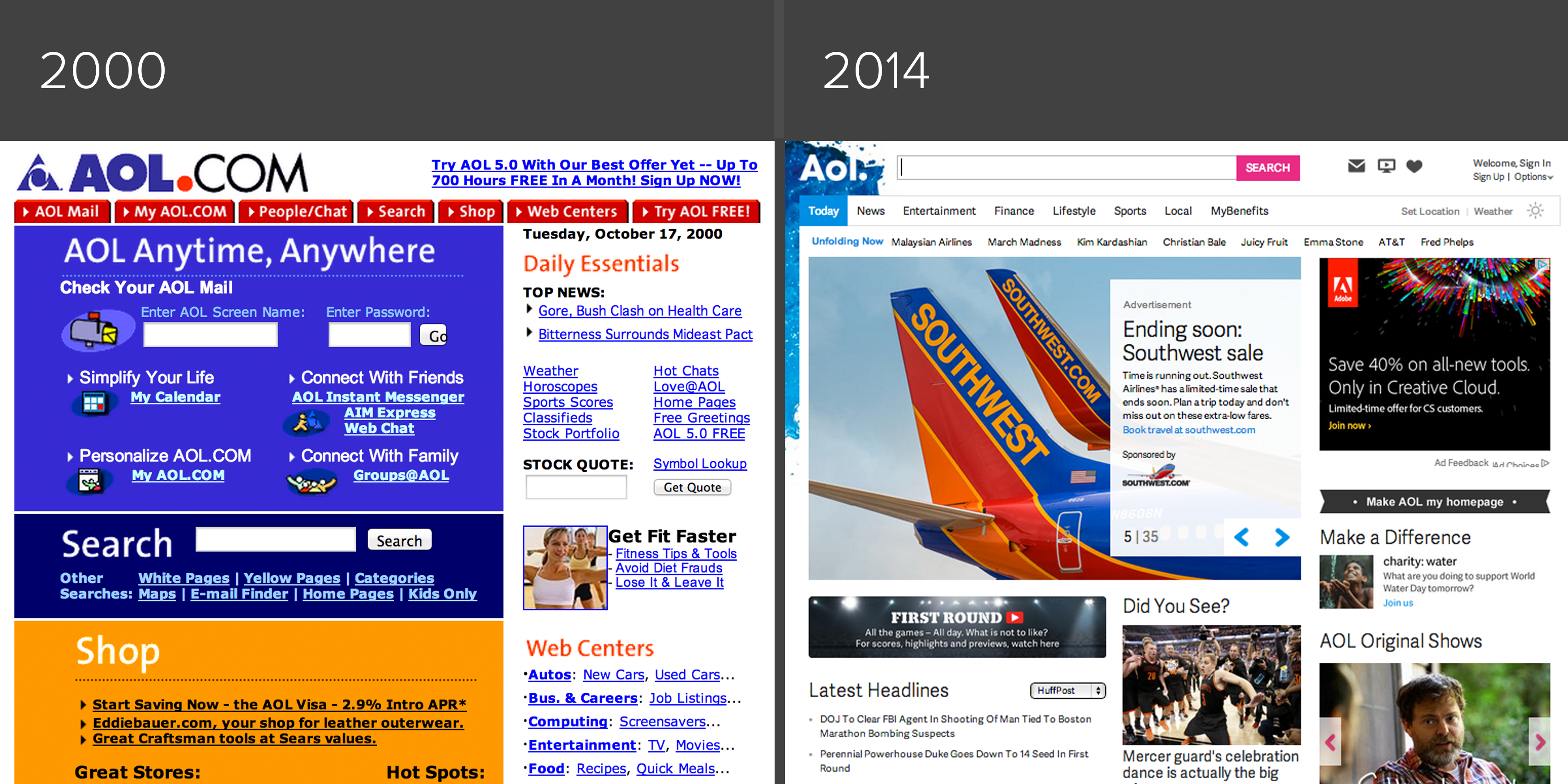 Nostalgia Ahead! What Your 20 Favorite Websites Used to Look Like #TBT