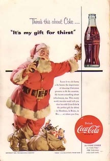 24 Iconic Santa Claus Advertisements From the Past 100 Years