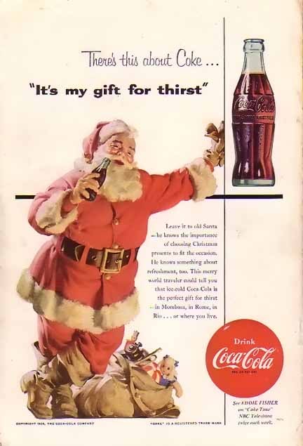 24 Iconic Santa Claus Advertisements From the Past 100 Years