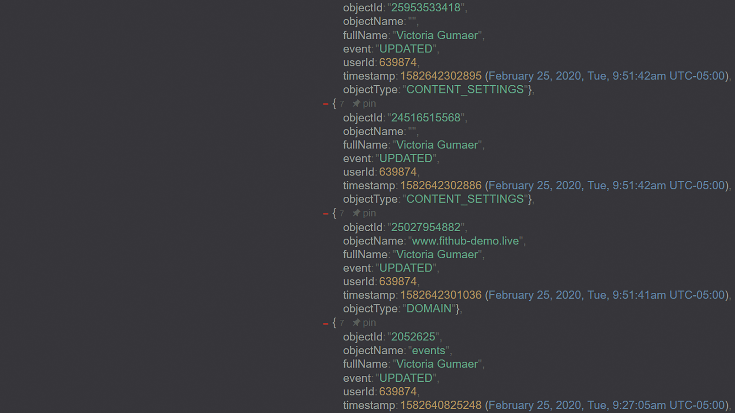 Activity Logs | HubSpot
