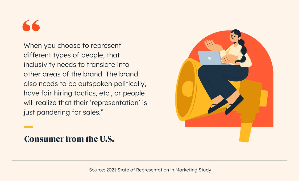 How To Do Representation in Marketing the Right Way (+ Consumer ...