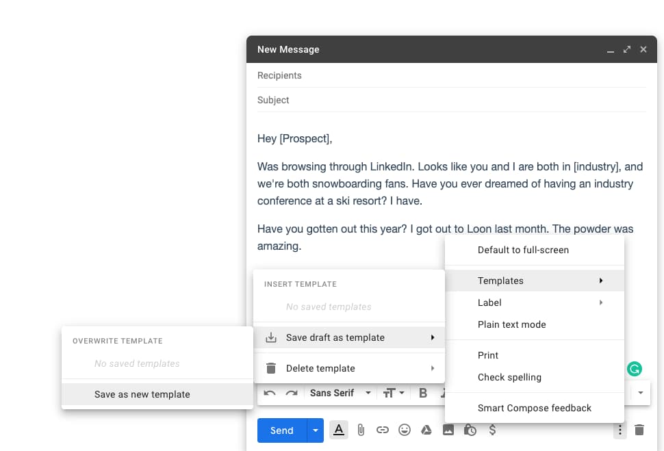How to Create a Gmail Canned Response in Under 60 Seconds