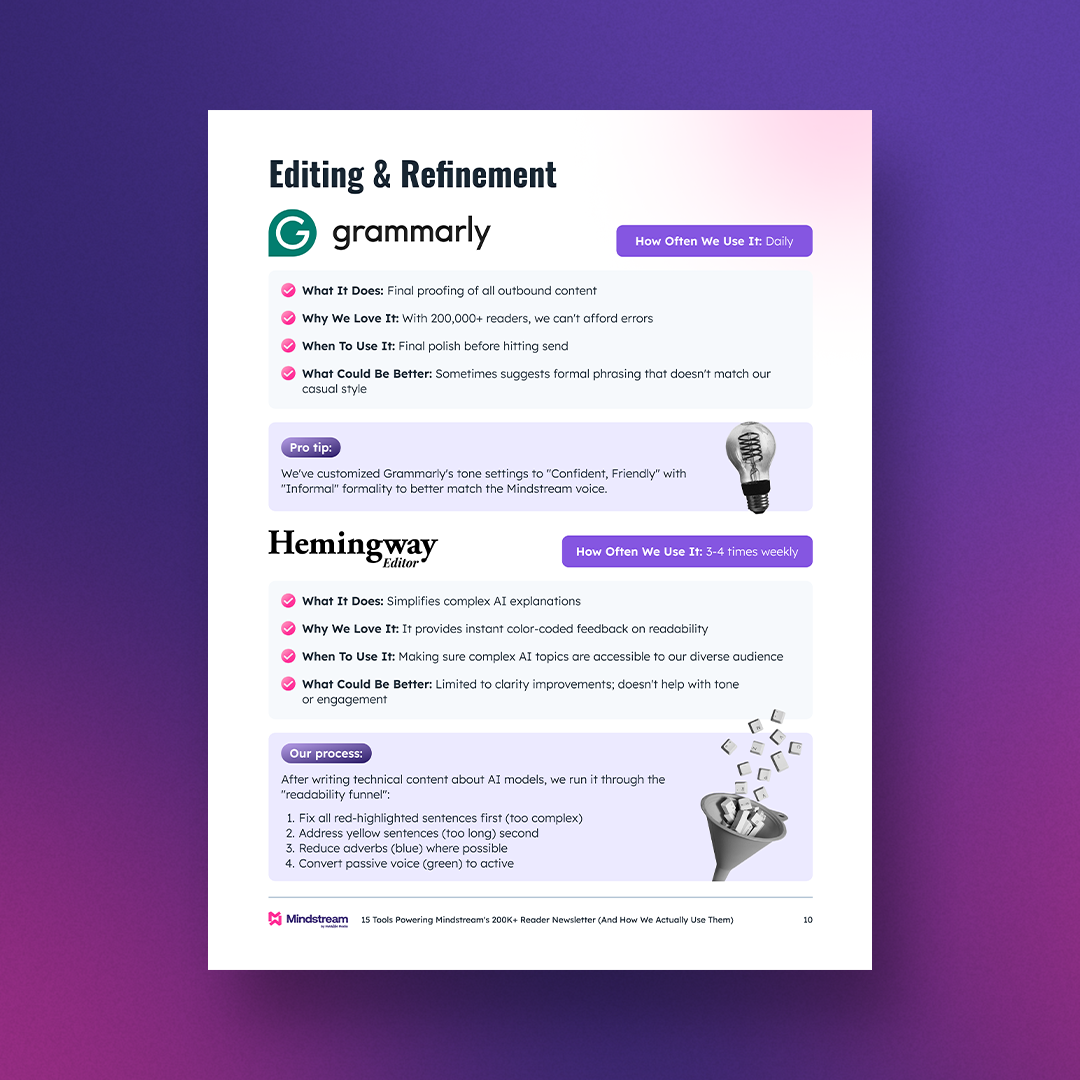How Mindstream Uses AI Tooling [Free Download]