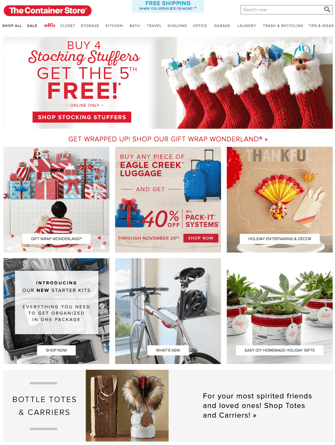 16 Cheerful Examples of Holiday Homepage Designs