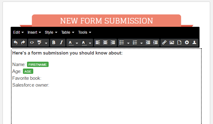 How to Create Custom Form Notifications