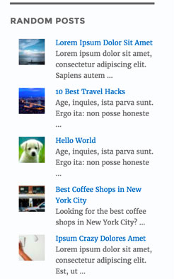 How to Display Random Posts in WordPress