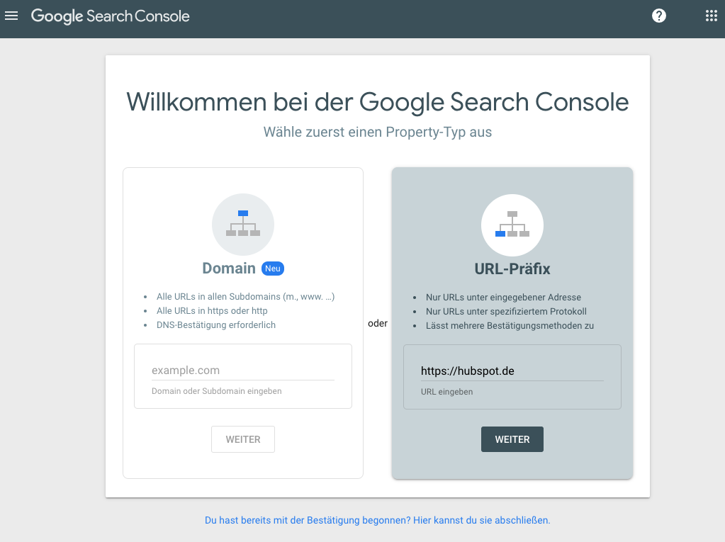 Google Search Console einrichten in 5 Schritten
