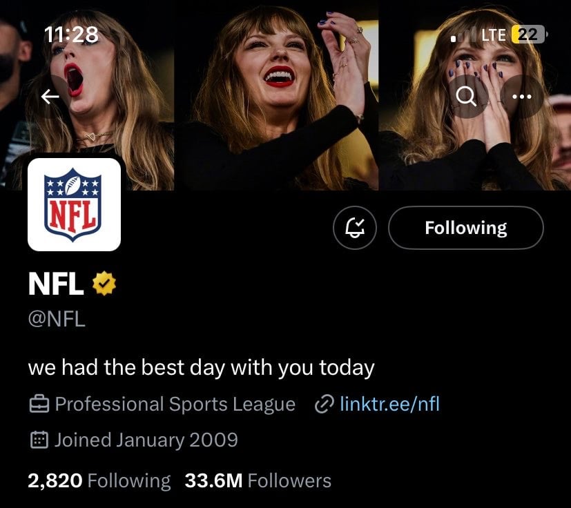 The NFL's Latest Marketing Play: Taylor Swift