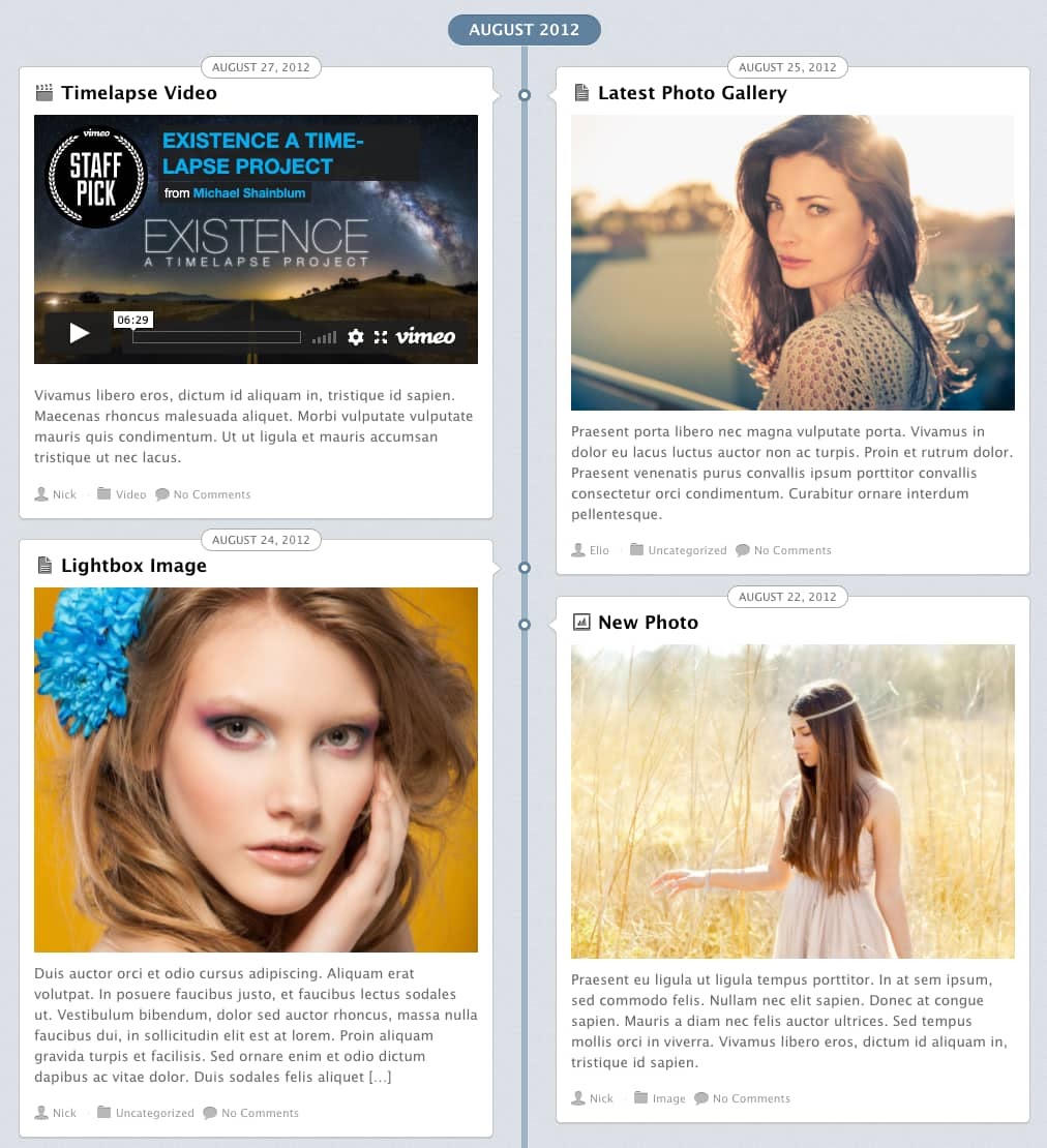 10 Facebook Timeline Style WordPress Themes to Try