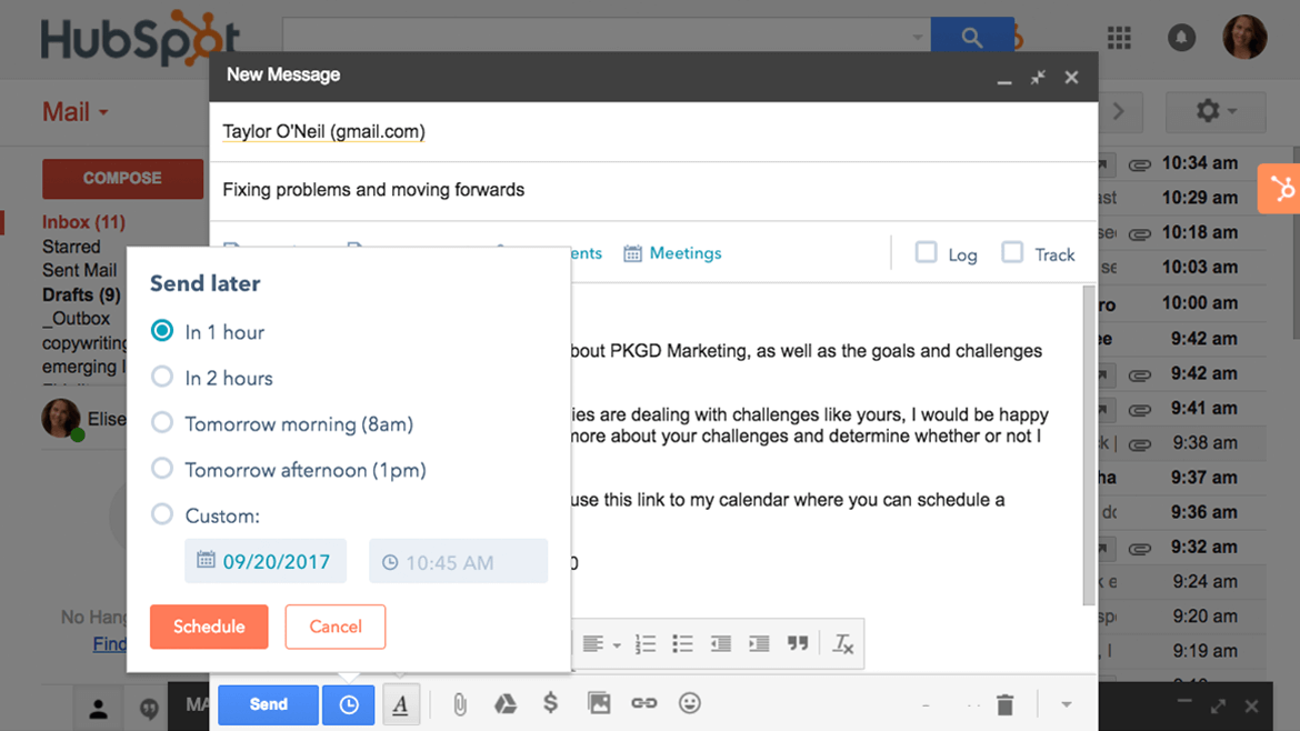 Nail the Best Timing with Free Email Scheduling | HubSpot