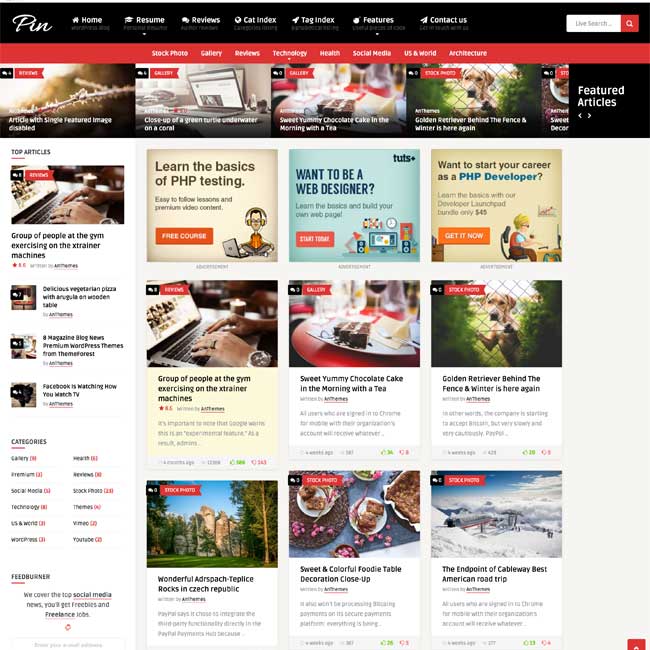20+ Best Pinterest-Style WordPress Themes