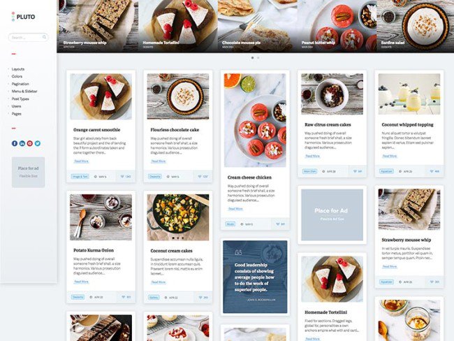 20+ Best Pinterest-Style WordPress Themes