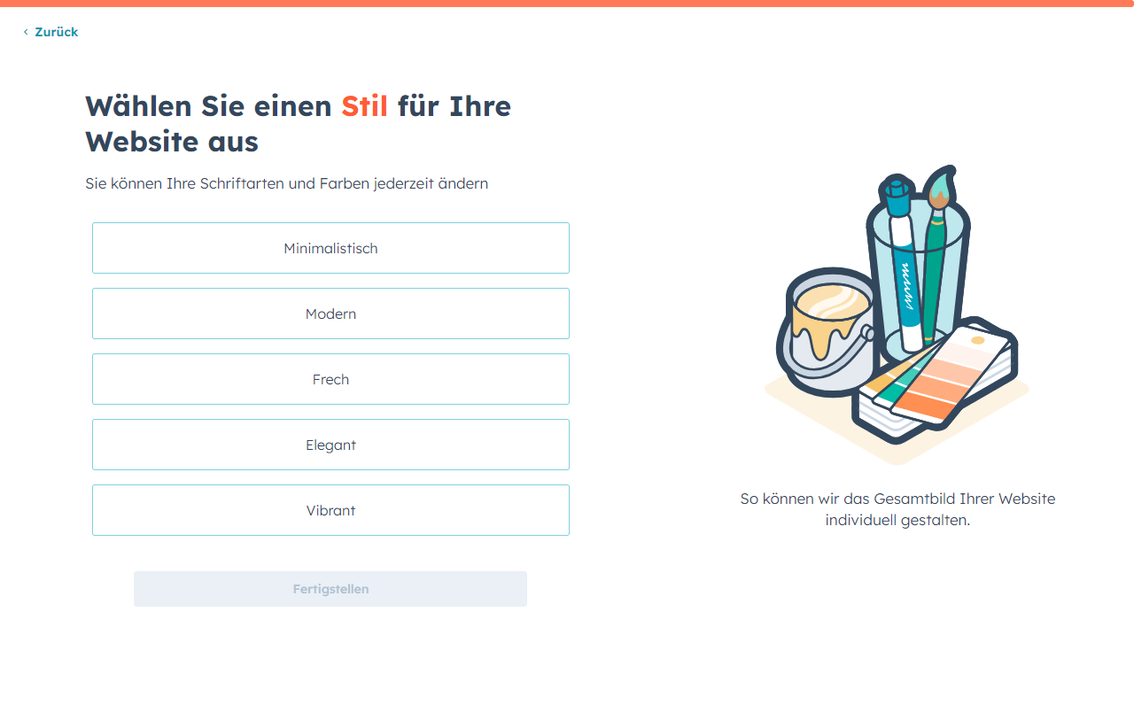 Kostenloser KI-Website-Generator | HubSpot