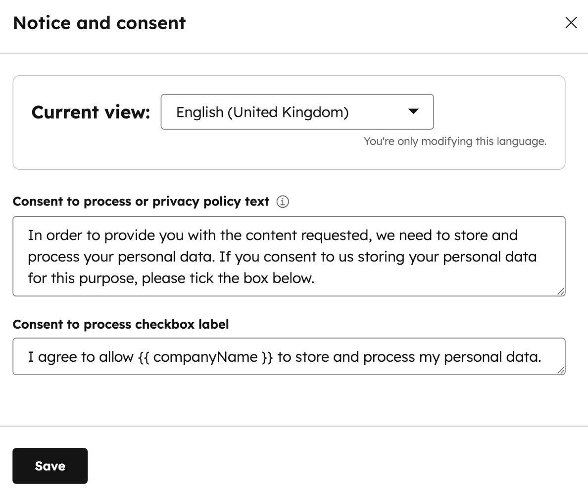 Manage customer portal settings