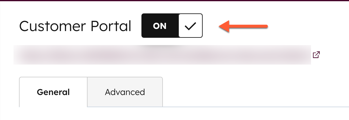 Manage customer portal settings
