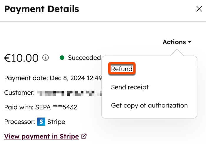 Manage payments and payouts