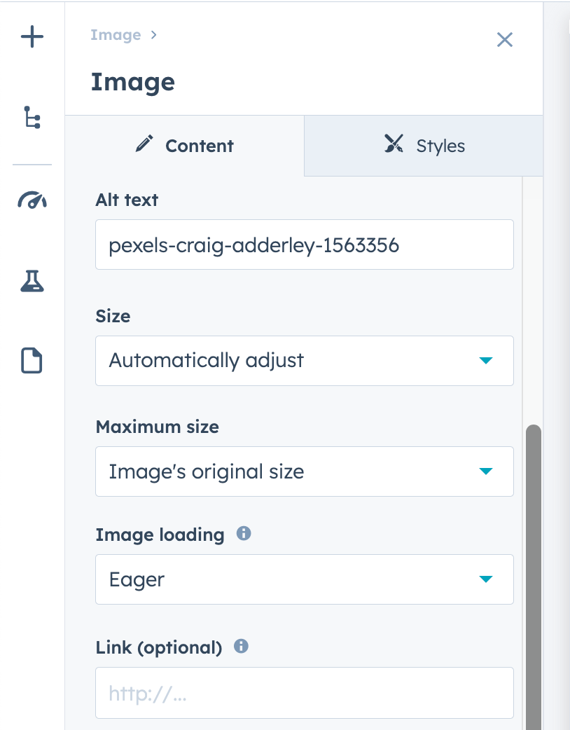Use images in HubSpot content