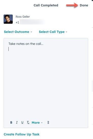 Receive calls in the HubSpot browser