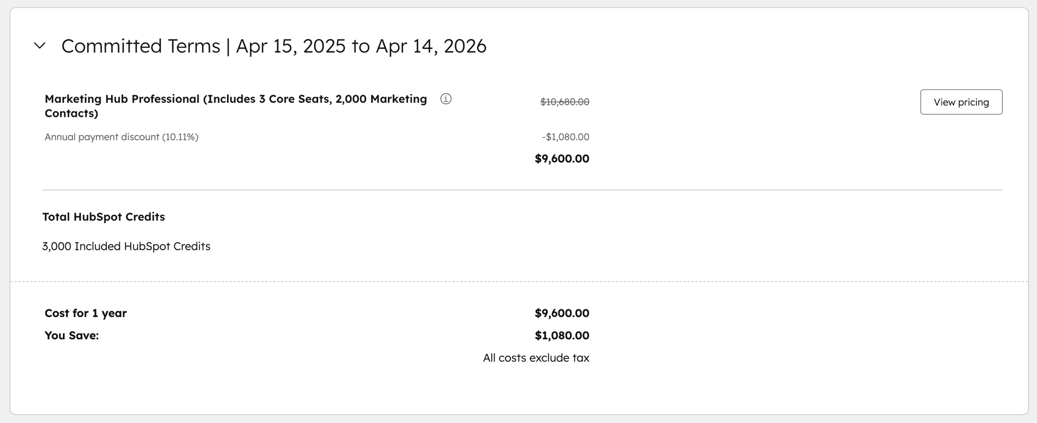 Manage your HubSpot subscription
