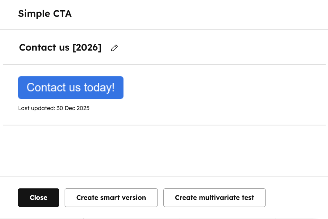 Create calls-to-action (CTA) (legacy)