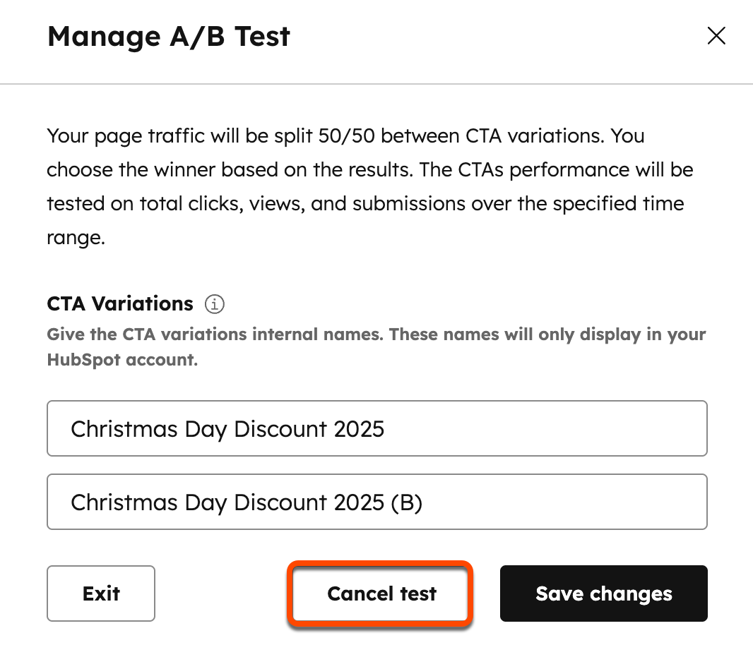 A/B test your calls-to-action (CTAs)