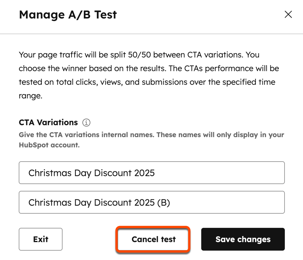 A/B test your calls-to-action (CTAs)