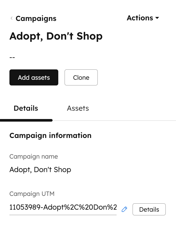 Manage your campaign UTM values