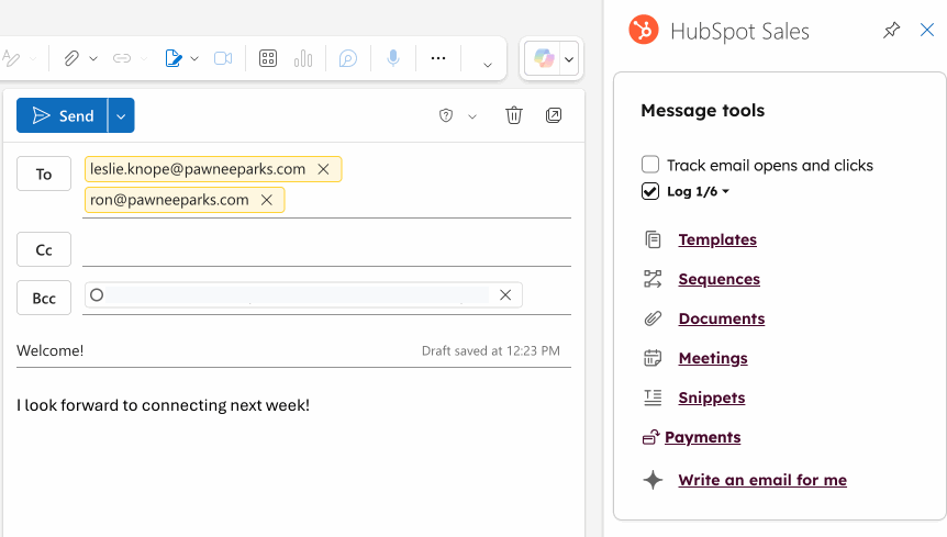 Track and log emails with the HubSpot Sales Office 365 add-in ...