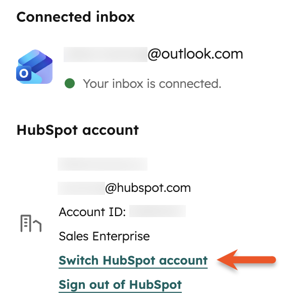 Customize your HubSpot Sales Office 365 add-in settings