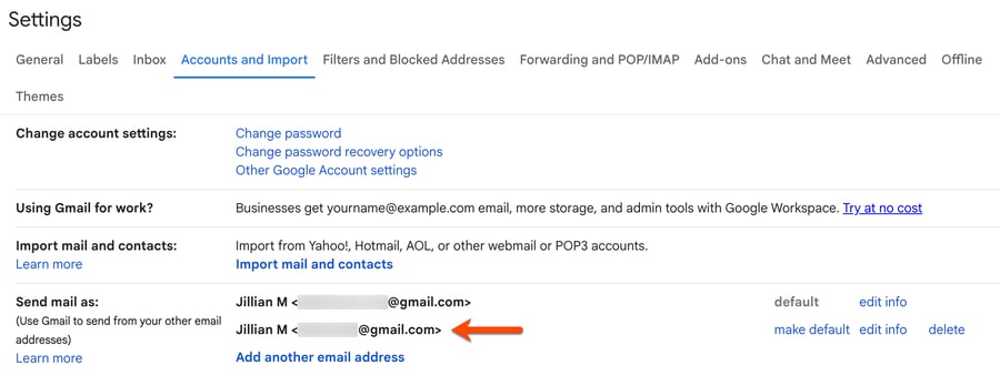 Add an email alias
