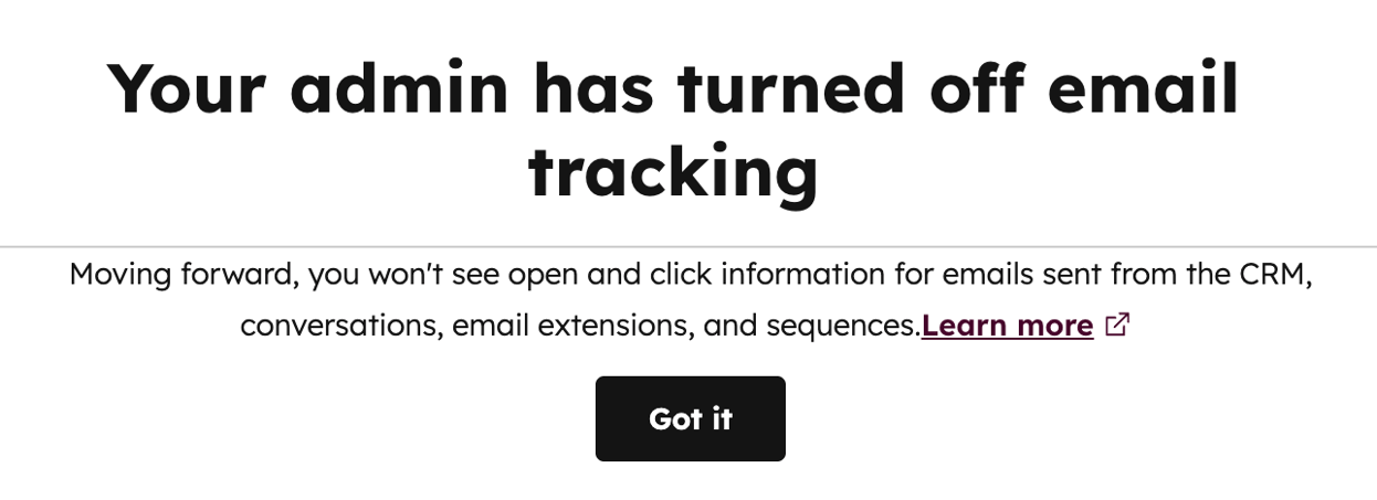 Turn off one-to-one email tracking or attachment logging