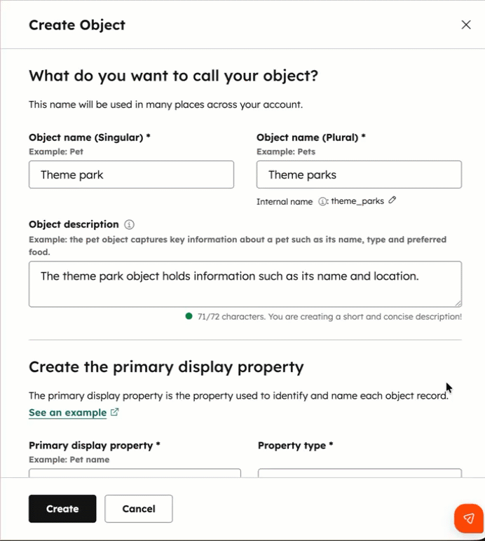 Use the data model builder