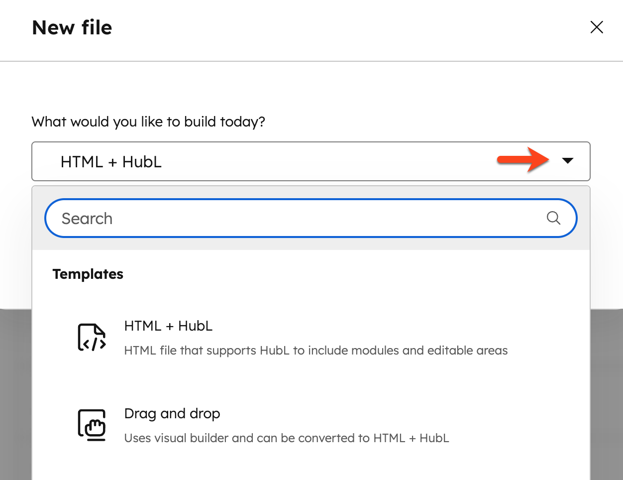 Build a custom coded template