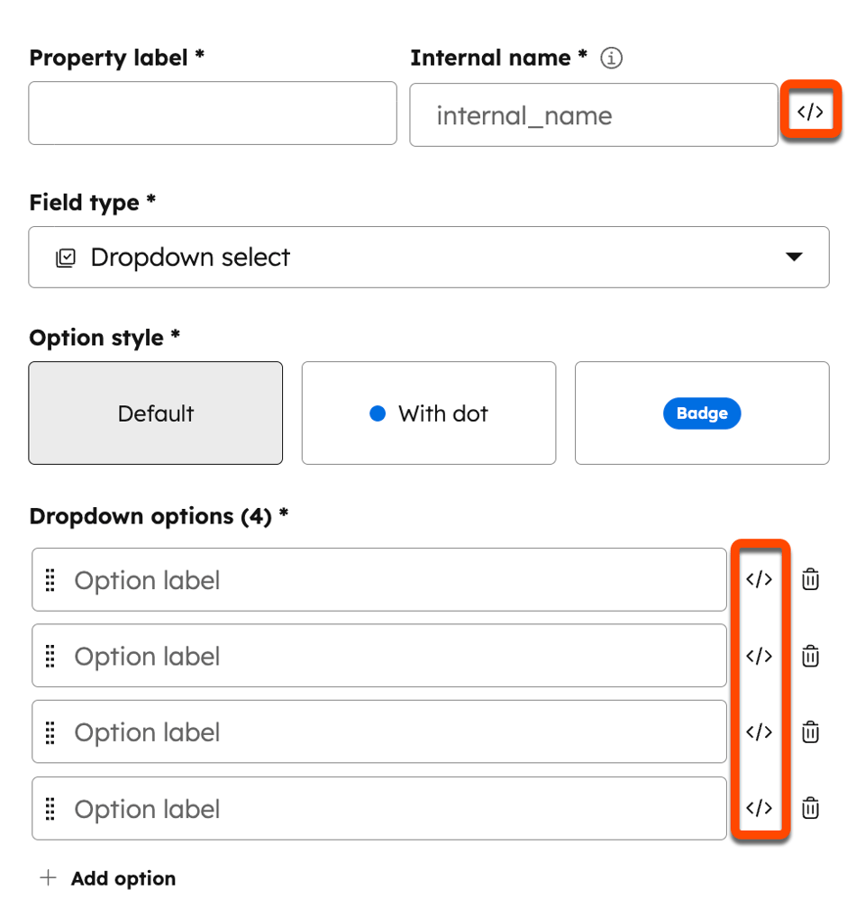Organize marketing emails with custom email properties