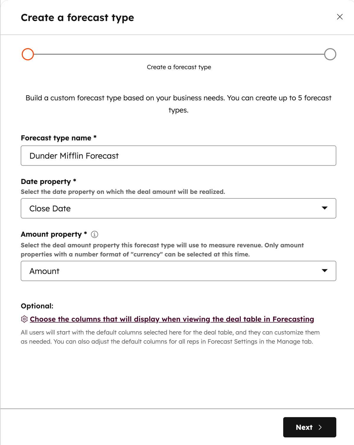 Create A Forecast To View Multiple Outcomes