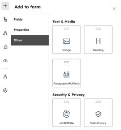 Create and edit forms