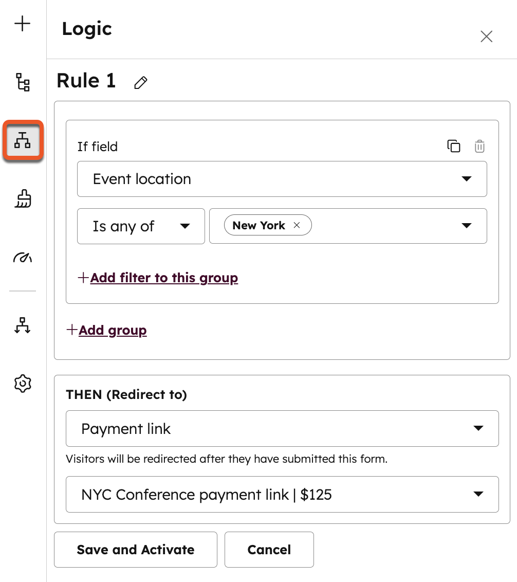 Use forms to collect payments