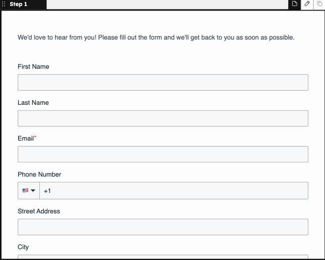 Customize the layout of your form fields