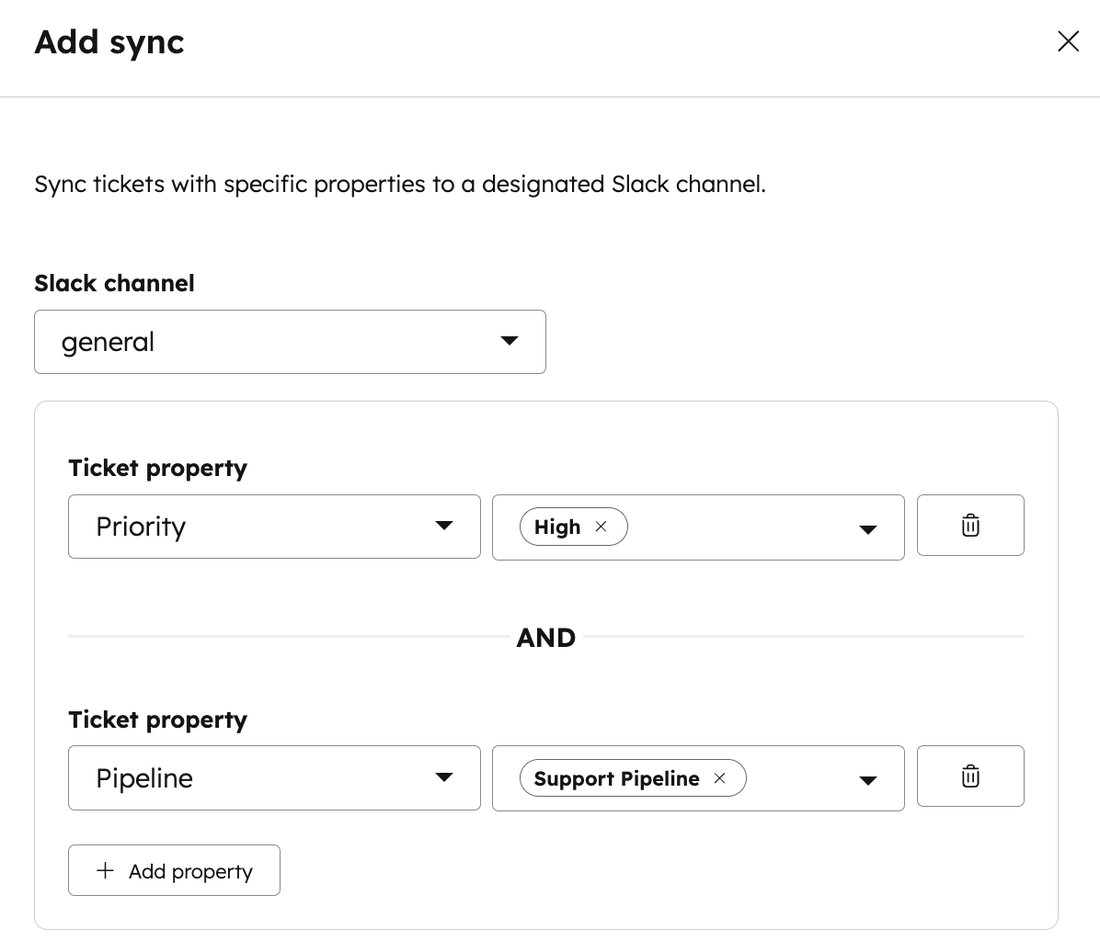 Sync and manage help desk tickets in Slack