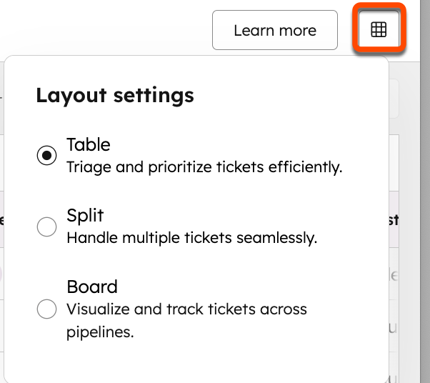 Manage tickets in help desk