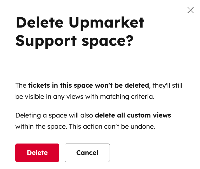 Use help desk spaces