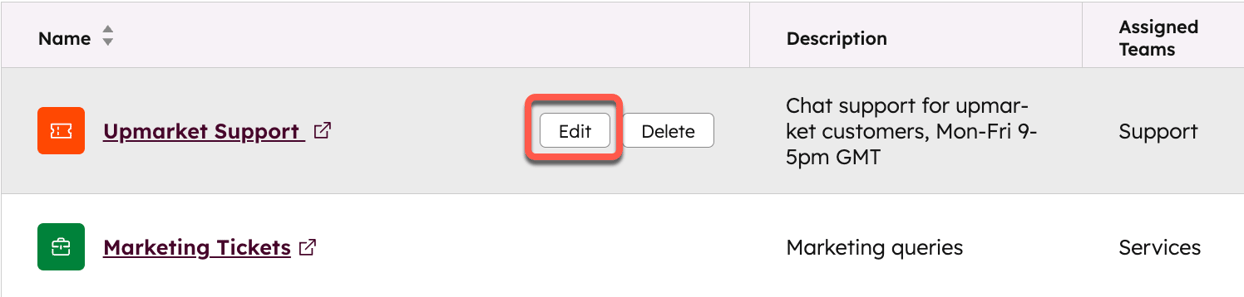 Use help desk spaces