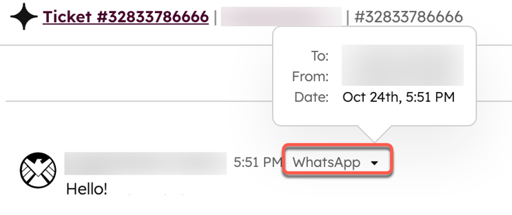 Connect a WhatsApp channel to help desk