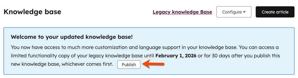 Migrate a knowledge base