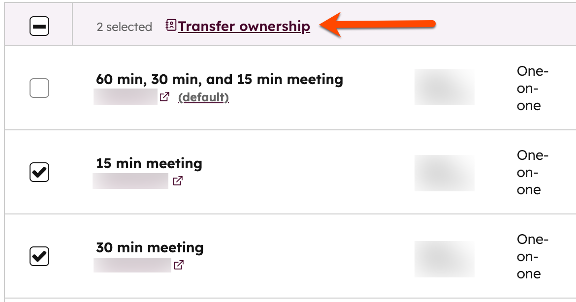Manage scheduling pages