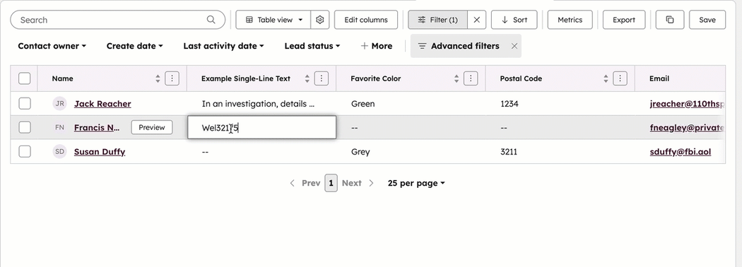 Set up automatic formatting for property rules