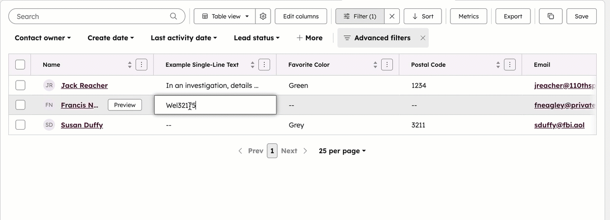 Set up automatic formatting for property rules