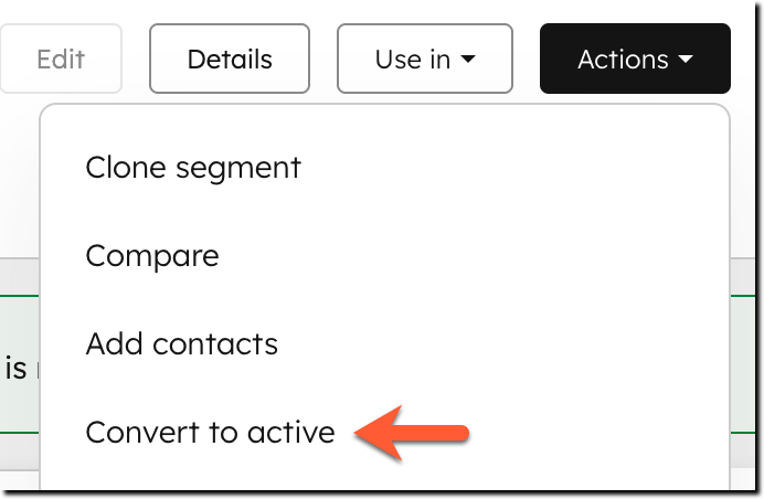 Change the type of a segment
