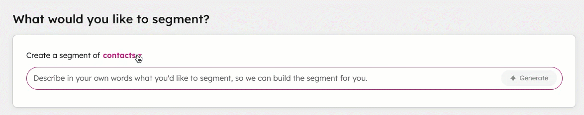 Access insights and AI recommendations for all segments