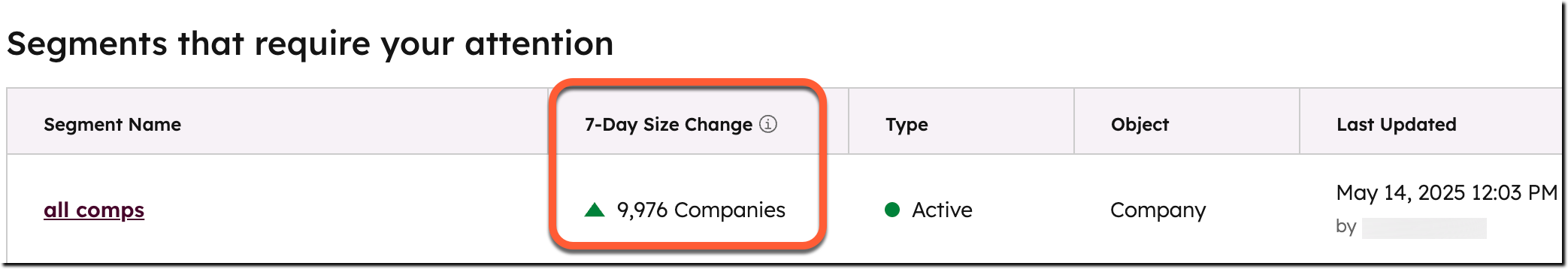 Analyze all segments